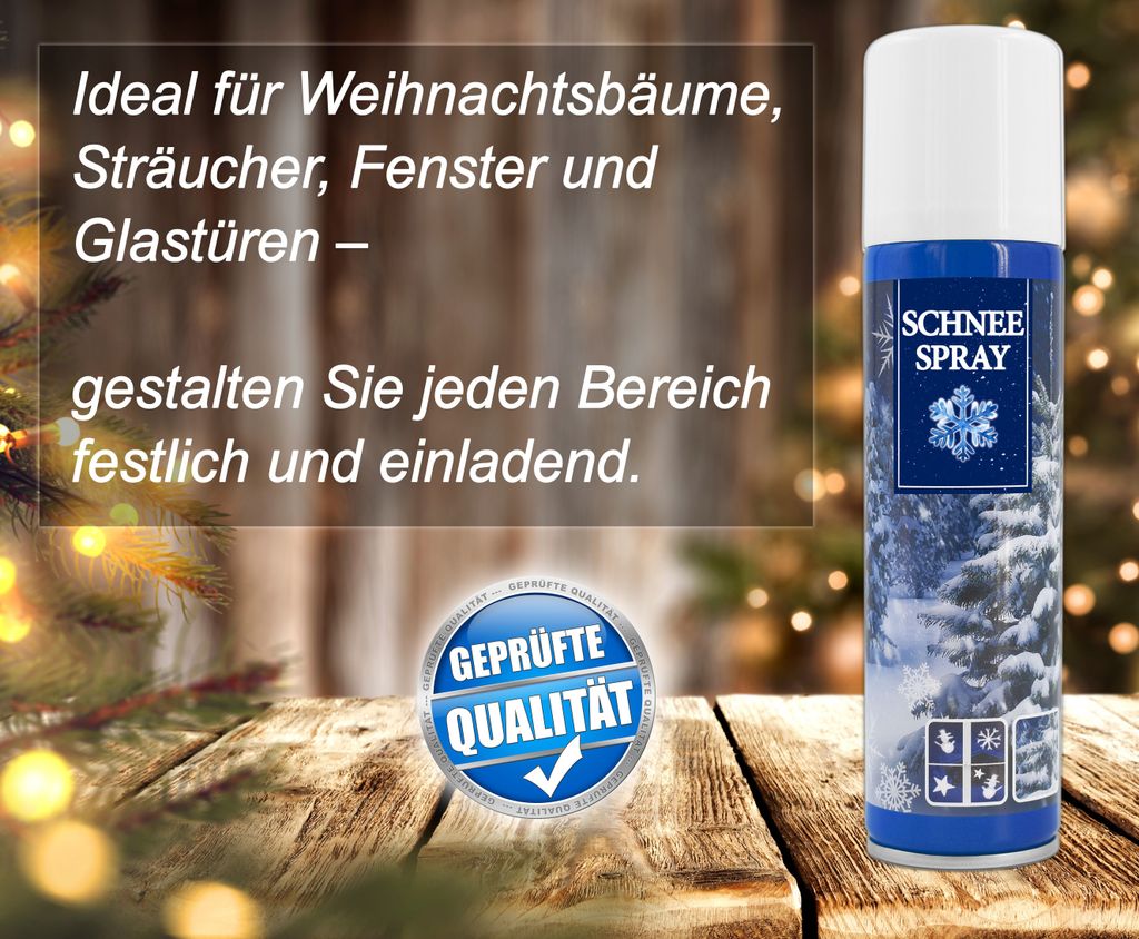 6x Kunstschnee - Spraydose mit Dekoschnee - | Kaufland.de