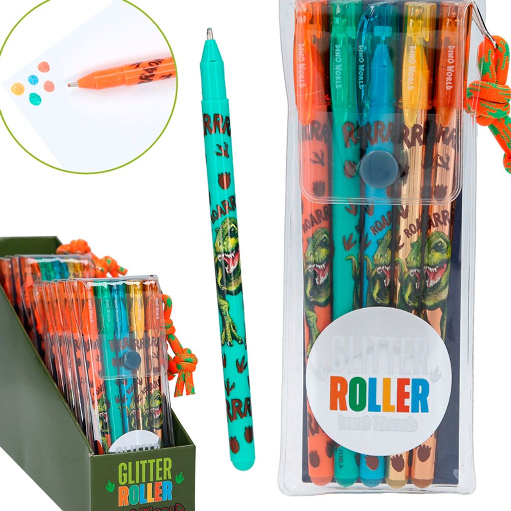 Sada gelových per Dino World Fixy | Kaufland.cz