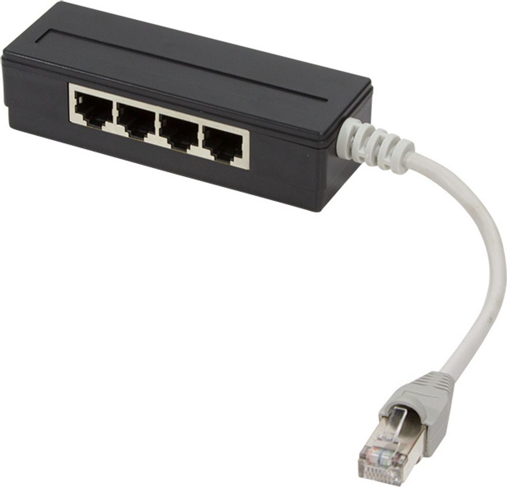 Rozbočovač LogiLink 4port RJ45, stíněný, s 15 | Kaufland.cz