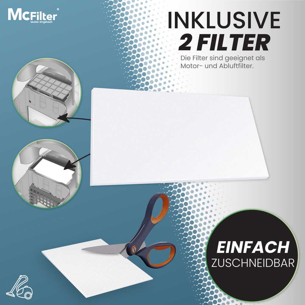 McFilter | 10 Staubsaugerbeutel geeignet für | Kaufland.de