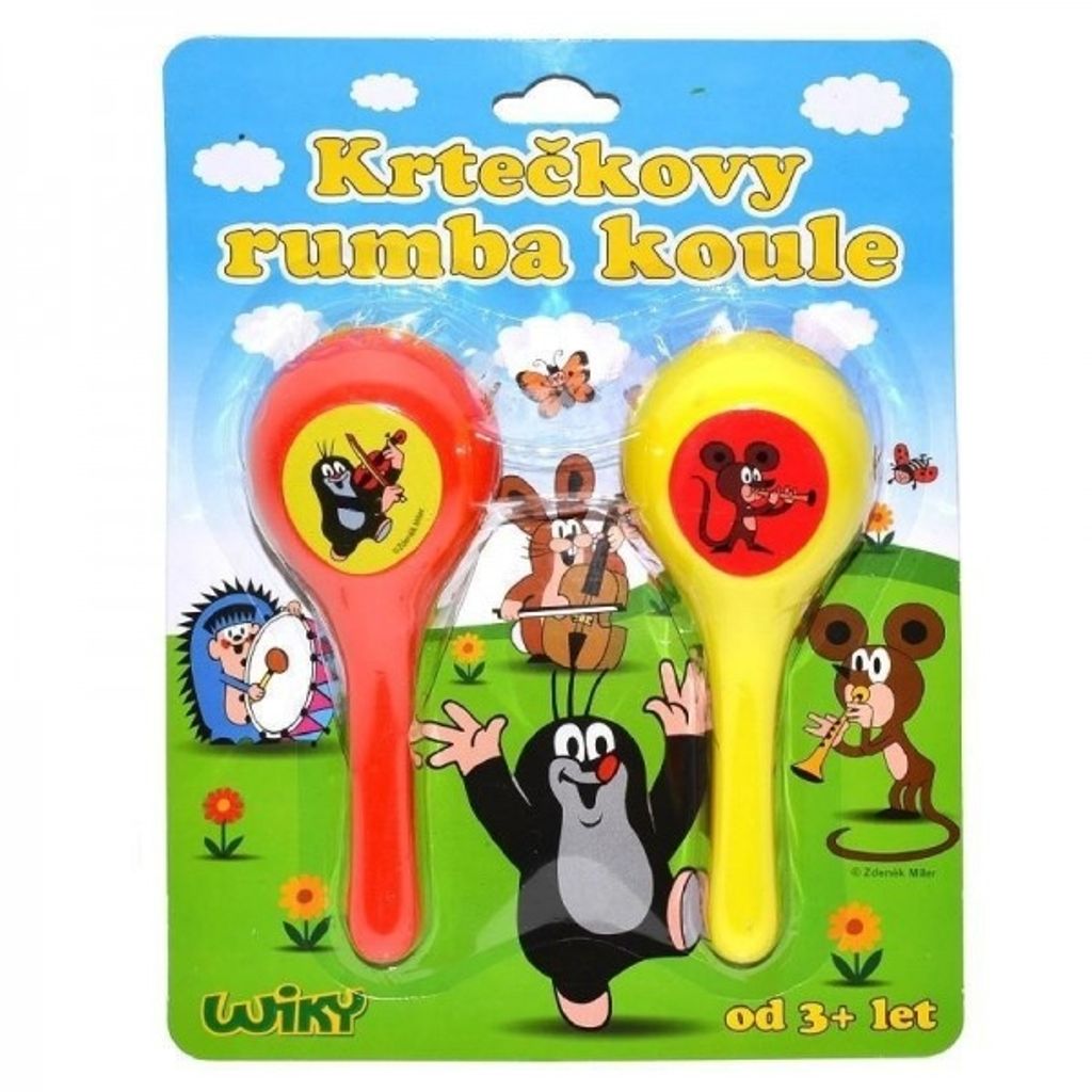 Krtko 2 ks Krtko rumba lopta 17cm Hrkálka | Kaufland.sk