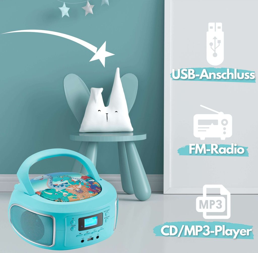 Cyberlux tragbarer CD-Player | Kinder | Kaufland.de
