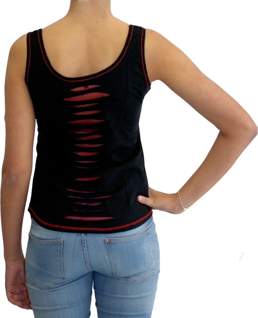 Nix Gut - Mosquito, Girl-Top schwarz/rot | Kaufland.de