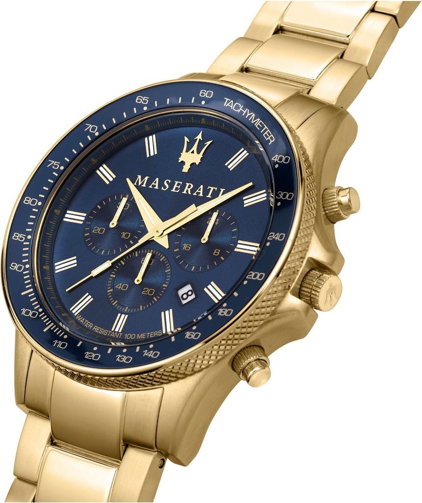 Maserati Sfida 44 Mm R8873640008 Uhr Golden | Kaufland.de