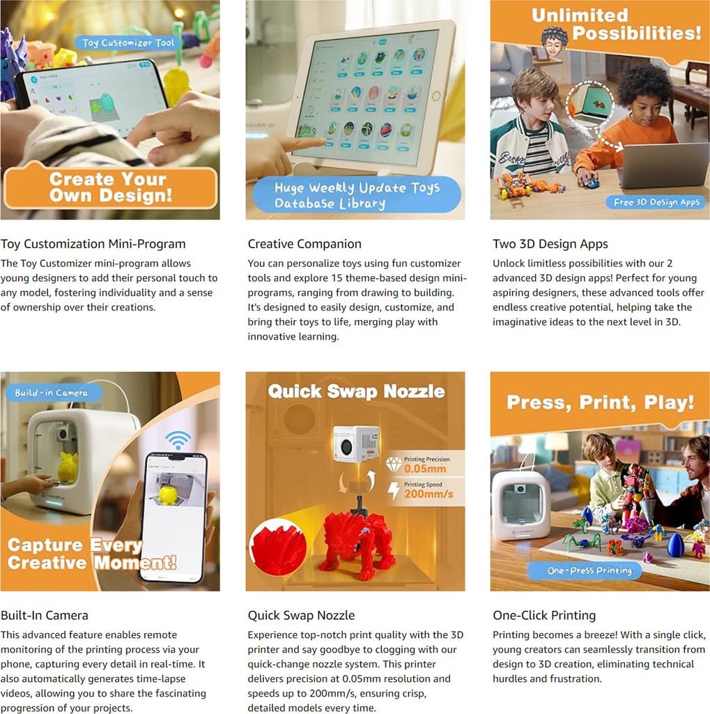 X-MAKER JOY 3D-Drucker 200 mm/s | Kaufland.de