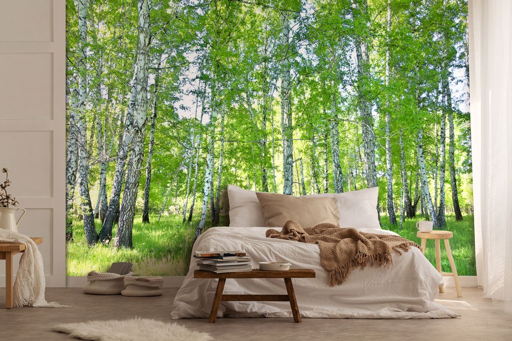 Netkaná lesná tapeta 368x254 cm vrátane | Kaufland.sk