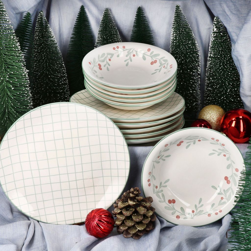 12tlg Tafelservice Holly 6 Pers. Essteller | Kaufland.de