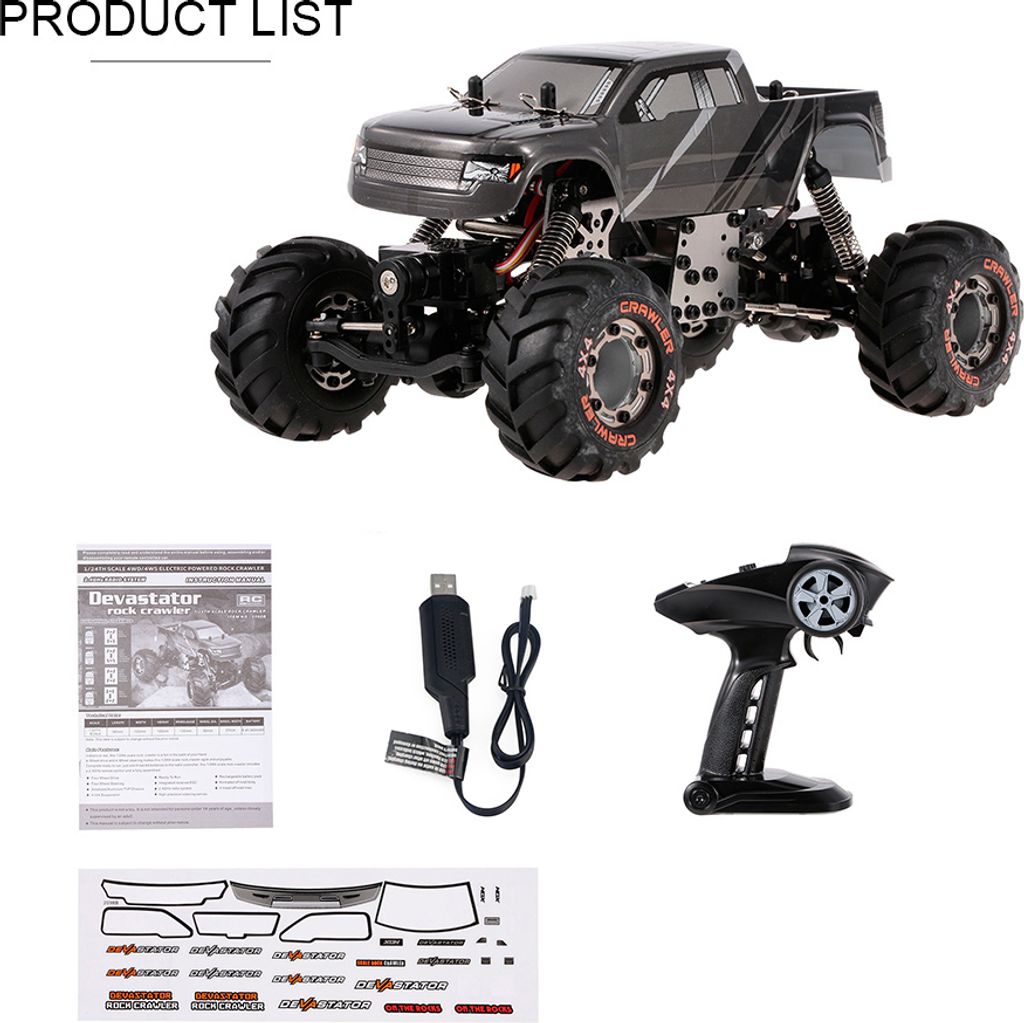 HBX 2098B 1/24 2,4 GHz 4WD 4WS Devastator | Kaufland.cz