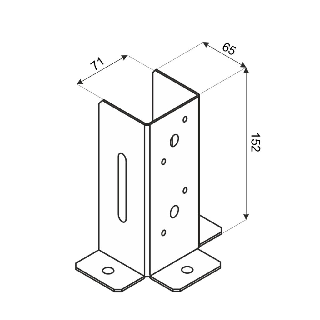 Stützenfuß Pfostenträger Pfostenfuß | Kaufland.de