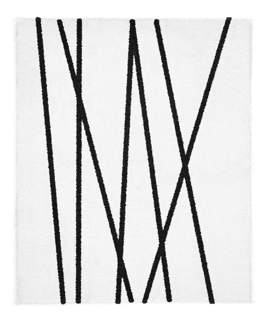 Badematte - Polarweiß - Schwarz - Polyacryl - | Kaufland.de