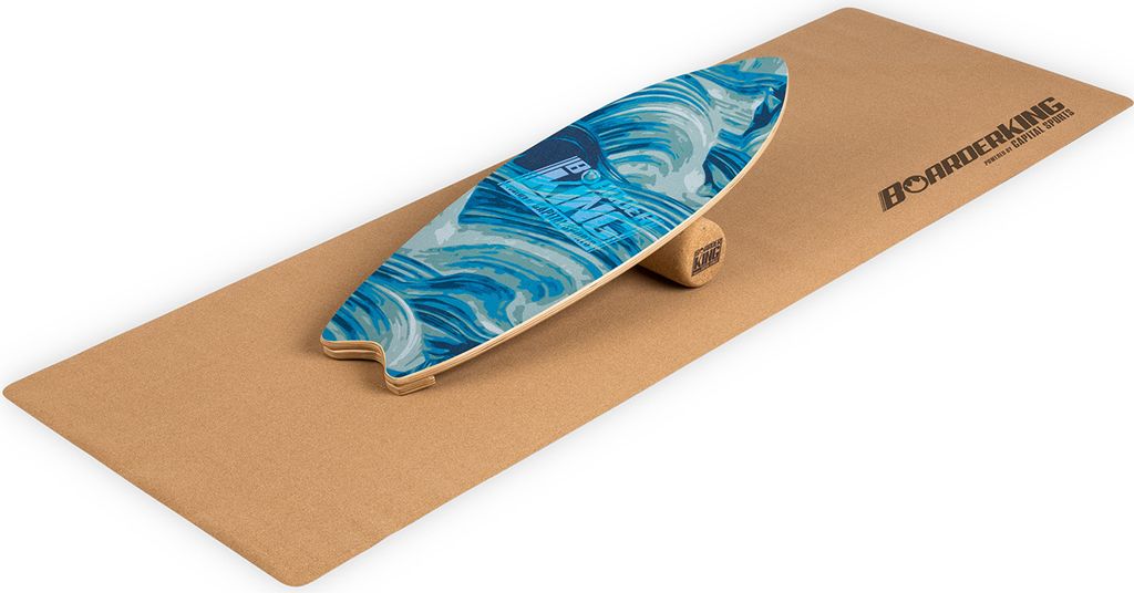 BoarderKING Balance Board Set - dřevěná balanční deska s