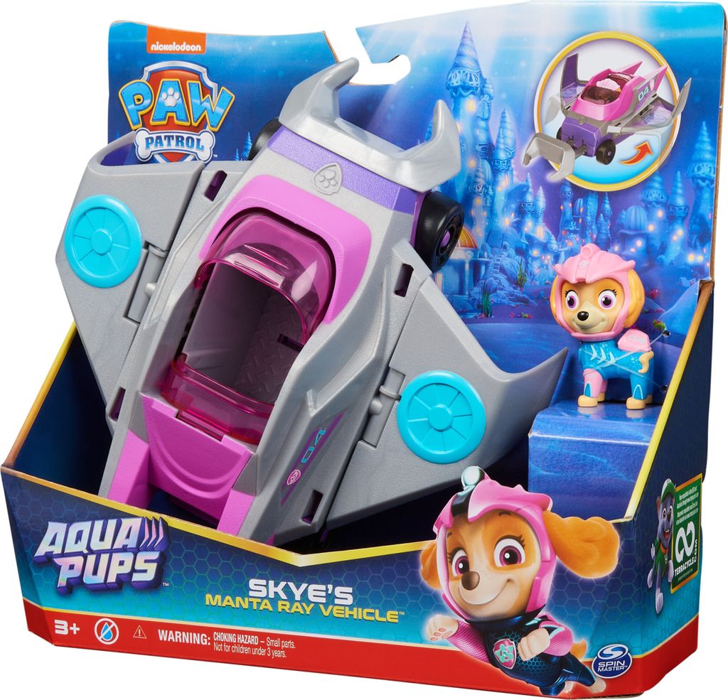Paw Patrol Aqua Vozidla S Figurkou Skye | Kaufland.cz