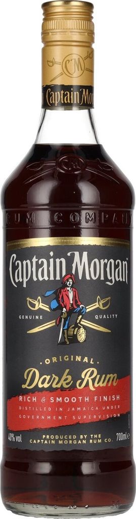 Captain Morgan Dark Rum Karibik | 40% obj. | | Kaufland.sk