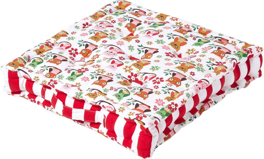 HOMESCAPES Polštář na sezení Sova 40 x 40 x 8 | Kaufland.cz