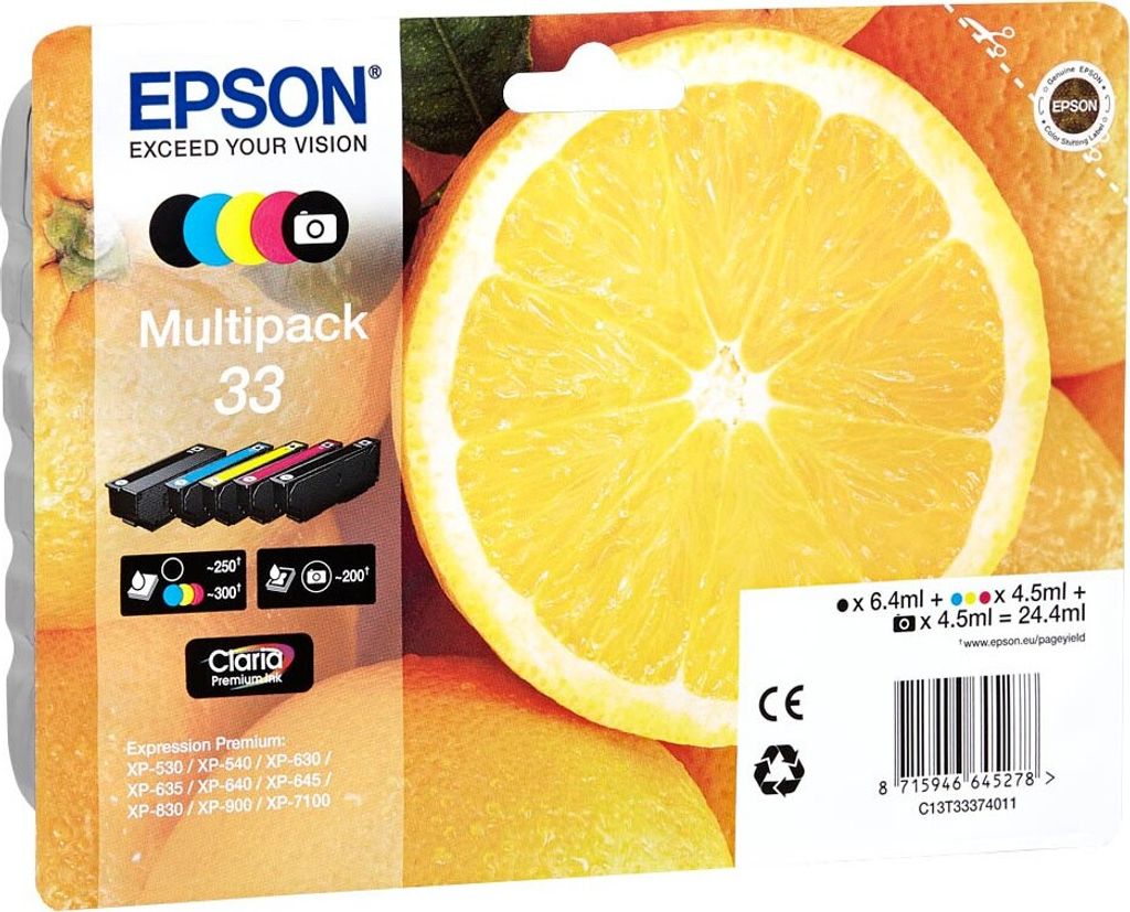 Epson Multipack Claria Premium BK/PBK/C/M/Y | Kaufland.cz