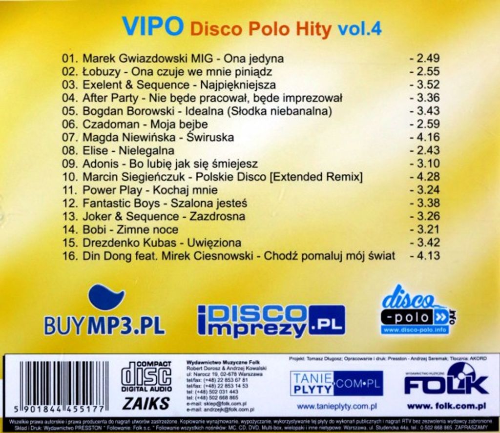 Vipo - Disco Polo Hity vol. 4 House | Kaufland.de