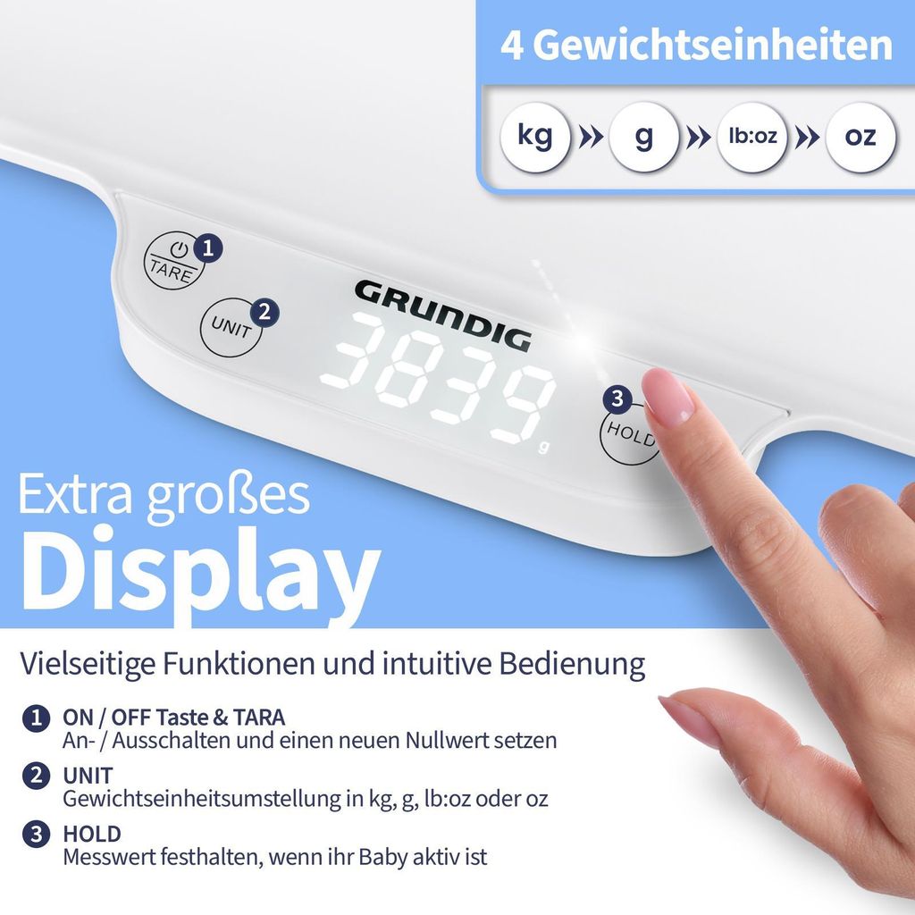 Babywaage mit Körperlängen Messung - | Kaufland.de
