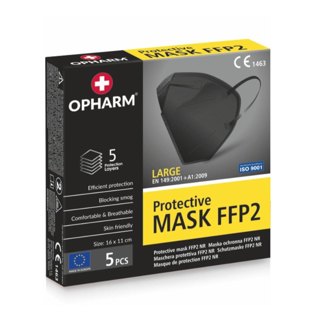 FFP2 NR Maske - Farbe Schwarz - Opharm® | Kaufland.de