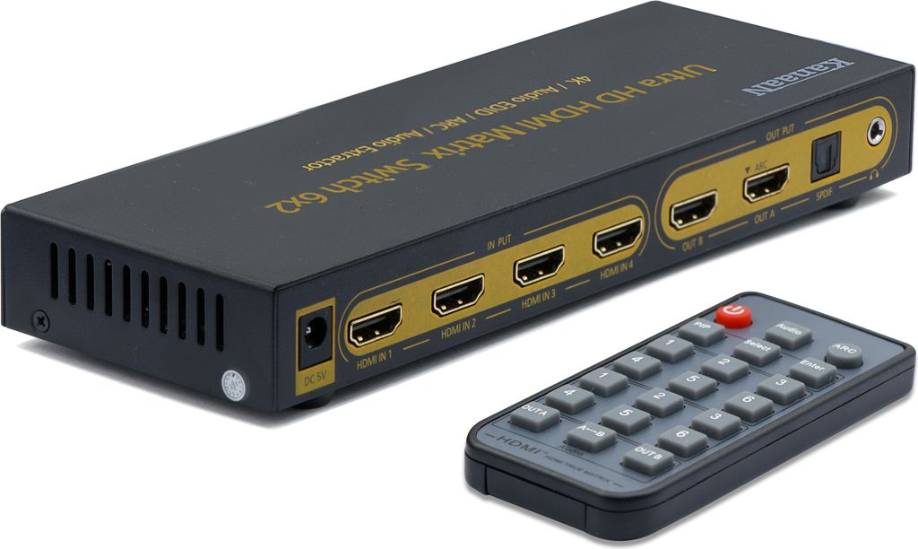 Kanaan 4K Hdmi Uhd-Matrix 6X2 Switch | Kaufland.de