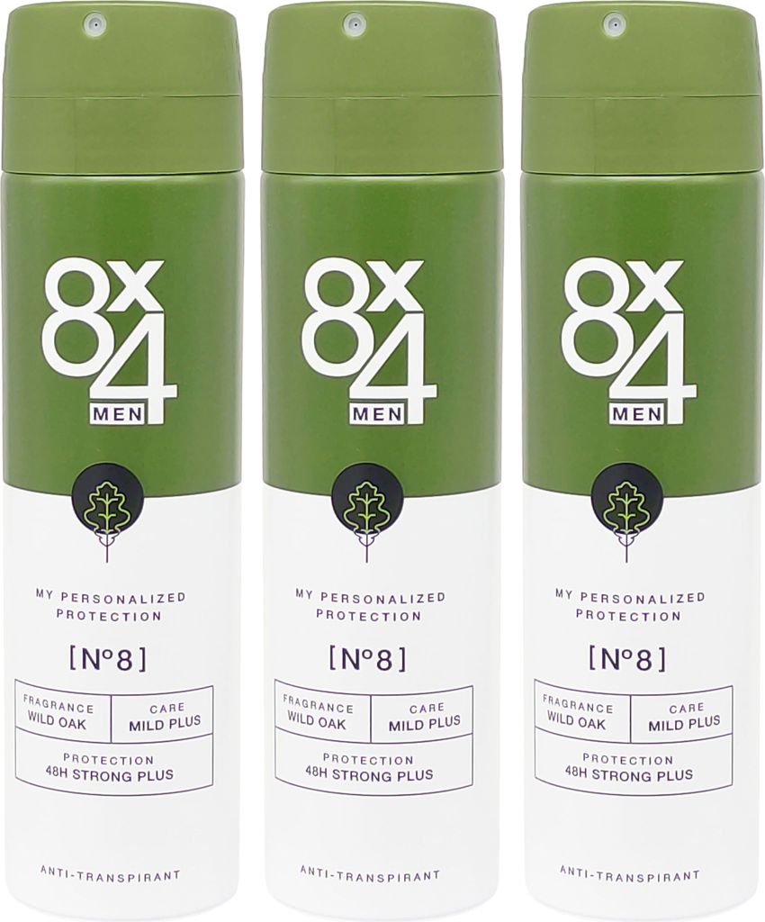 3x 8x4 Men Deodorant WILD OAK 150ml 48h | Kaufland.de