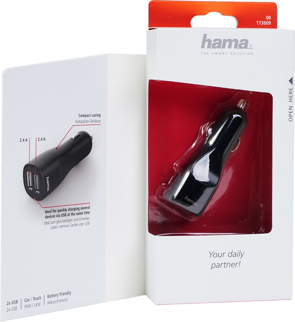 Hama Duo 4.8 173609 USB-Ladegeraet KFZ, LKW | Kaufland.cz