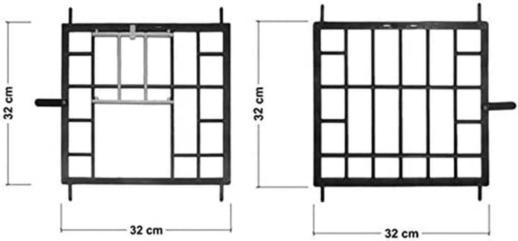Vorsatzgitter Zellengitter Zellentüren für | Kaufland.de