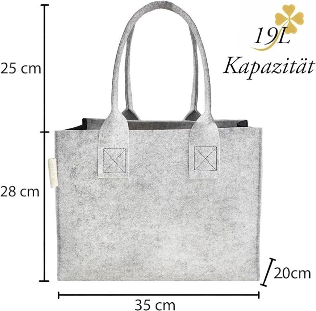 SILUK Filztasche Einkaufstasche Tasche Filz | Kaufland.de