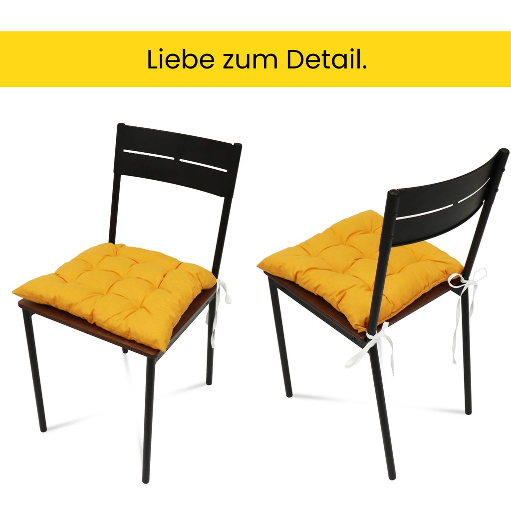 Elegantes Stuhlkissen Mit Band Bild