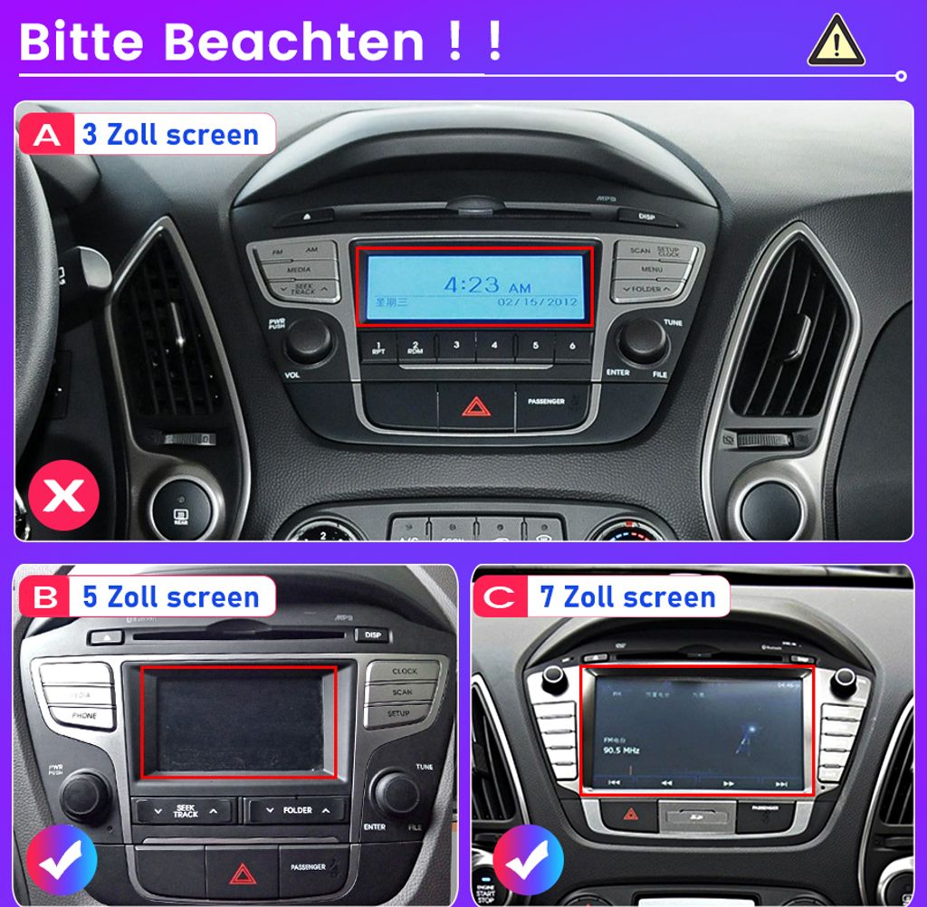 2Din carplay 1+32G DAB autorádio pro Hyundai | Kaufland.cz