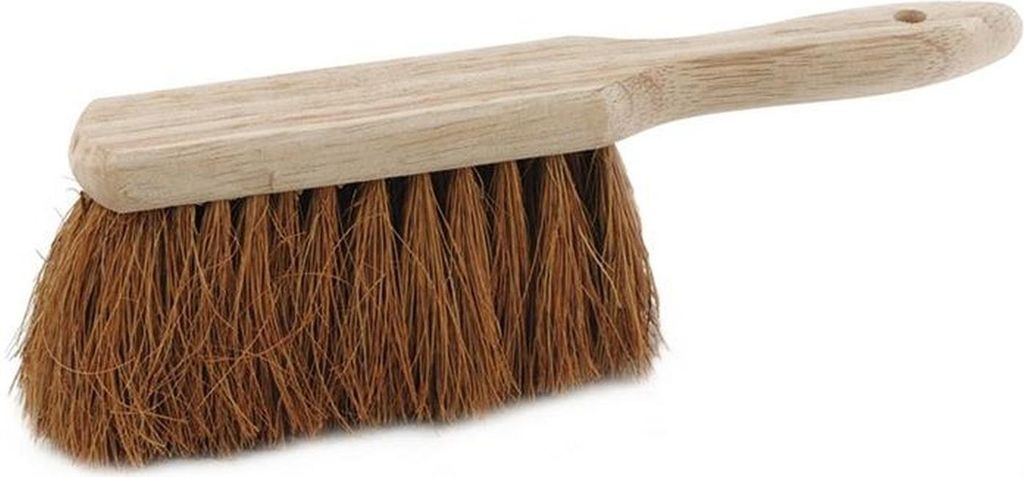 Handfeger Kokos L.280mm m.Holzrücken Handfeger