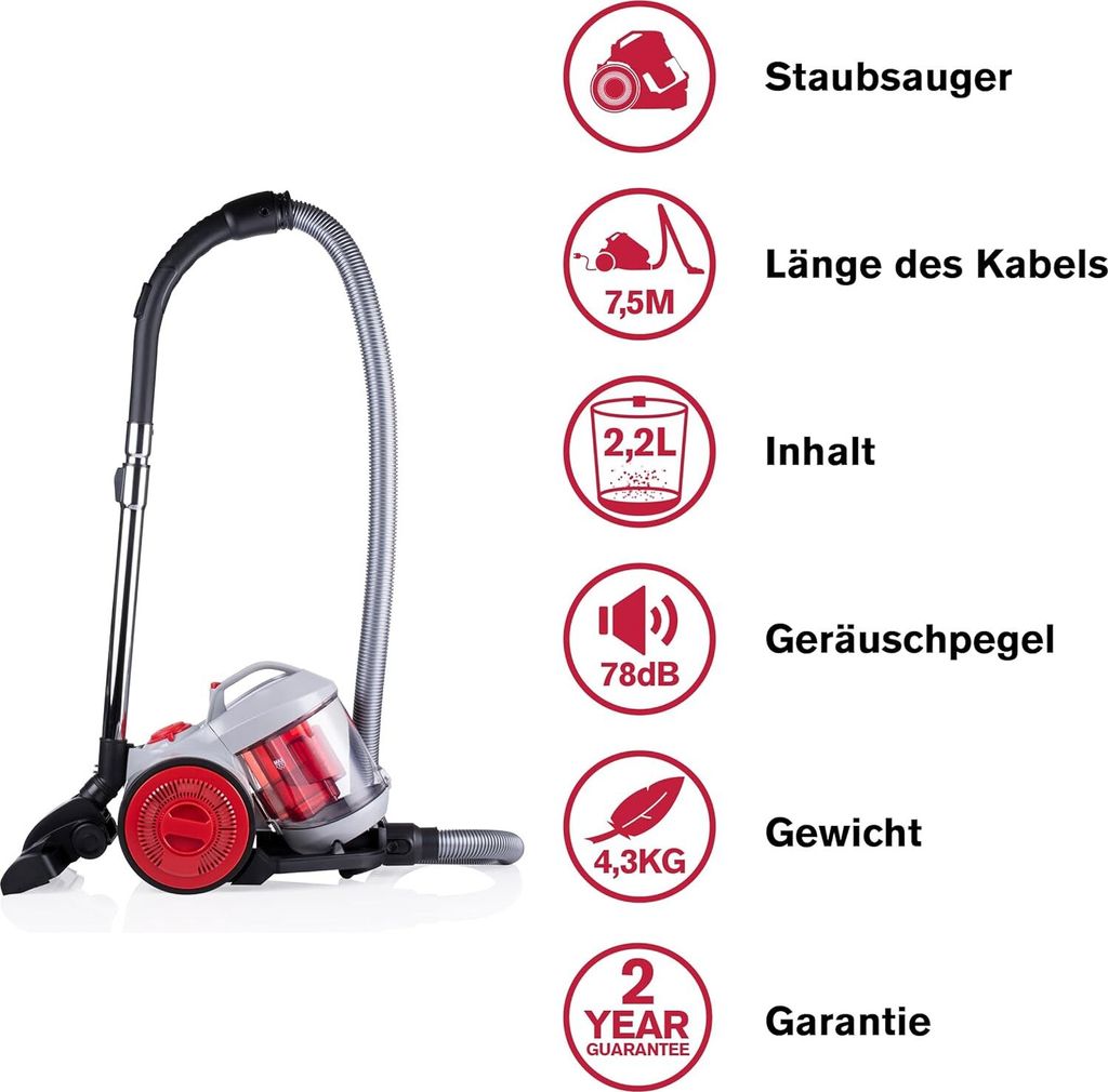 Dirt Devil Staubsauger ohne Beutel DD2503 - | Kaufland.de