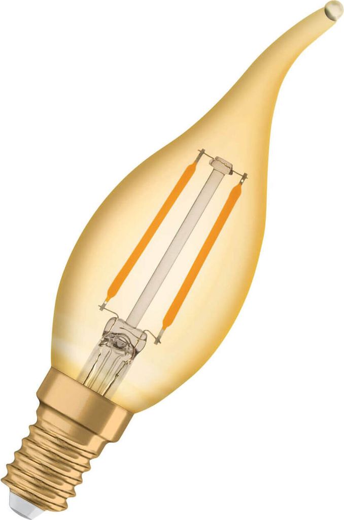 OSRAM Vintage 1906 LED CLASSIC B 2.5W 824 Gold E14 Lampe