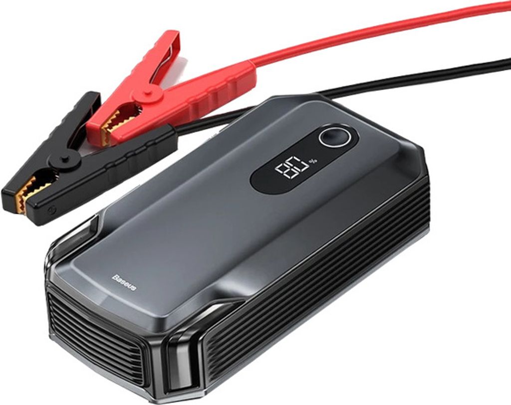 Baseus Powerbank Power Starter Jump Starter Startgerat Booster 20000mAh 12V 2000A 1000A Krokodilklemmenkabel schwarz CGNL020001