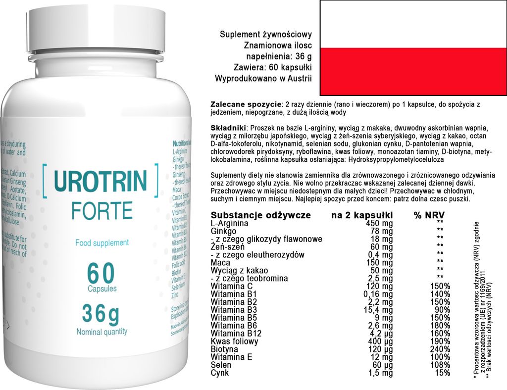Urotrin Forte - 60 Kapseln | Kaufland.de