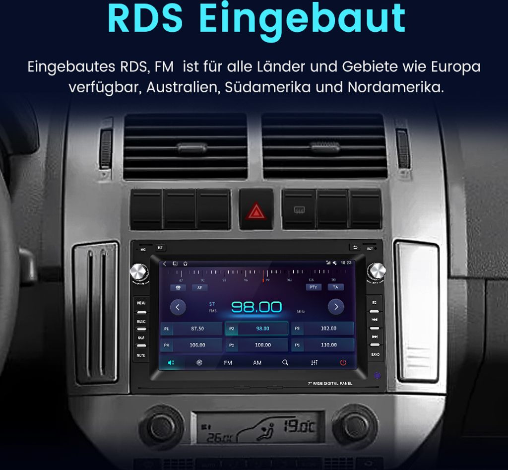 6 128g Carplay Für Vw Polo 9n Golf Jetta Mk4 Kaufland De