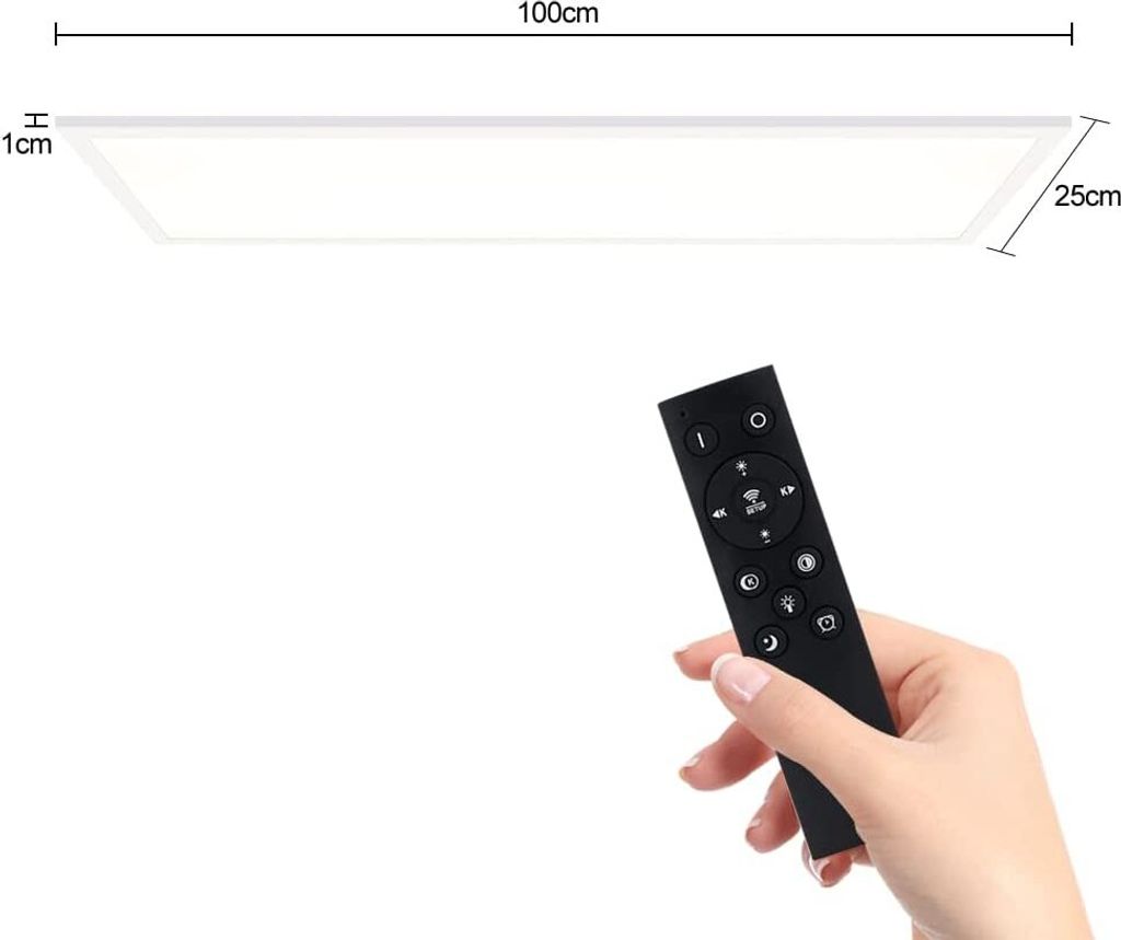 ZMH LED Deckenleuchte Dimmbar Panel - Flach | Kaufland.de