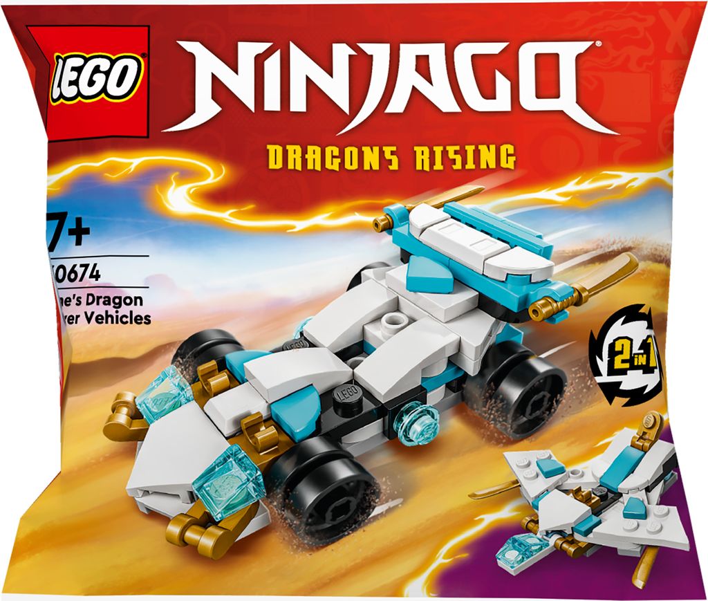 LEGO® Ninjago 30674 Zane a jeho dračí auta | Kaufland.cz
