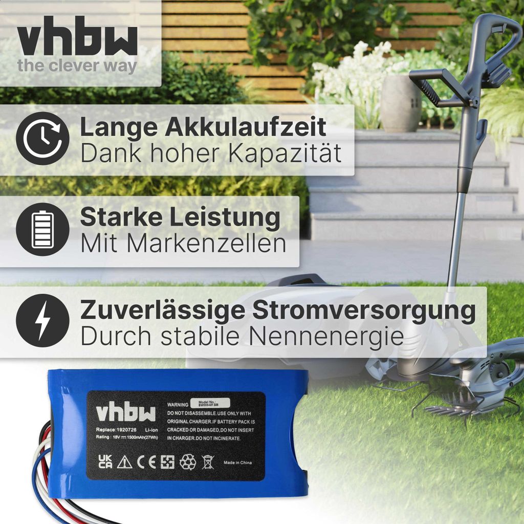 vhbw Akku kompatibel mit Yard Force Mowbest | Kaufland.de