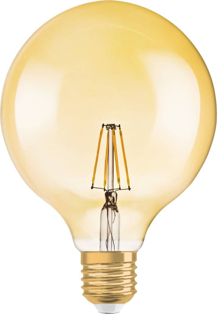 OSRAM LED Vintage Edition 1906, ve tvaru koule s paticí