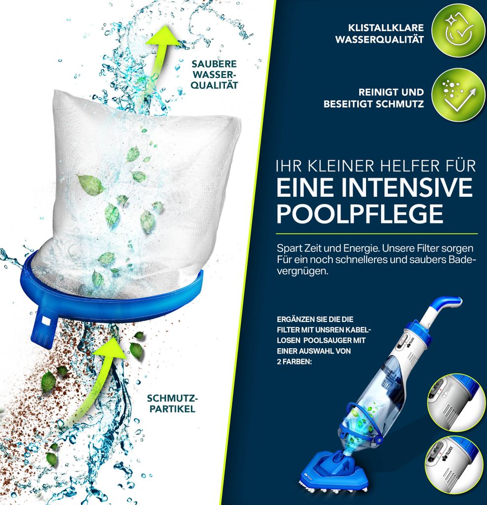 tillvex® 2x Ersatzfilter für Poolsauger bis | Kaufland.de