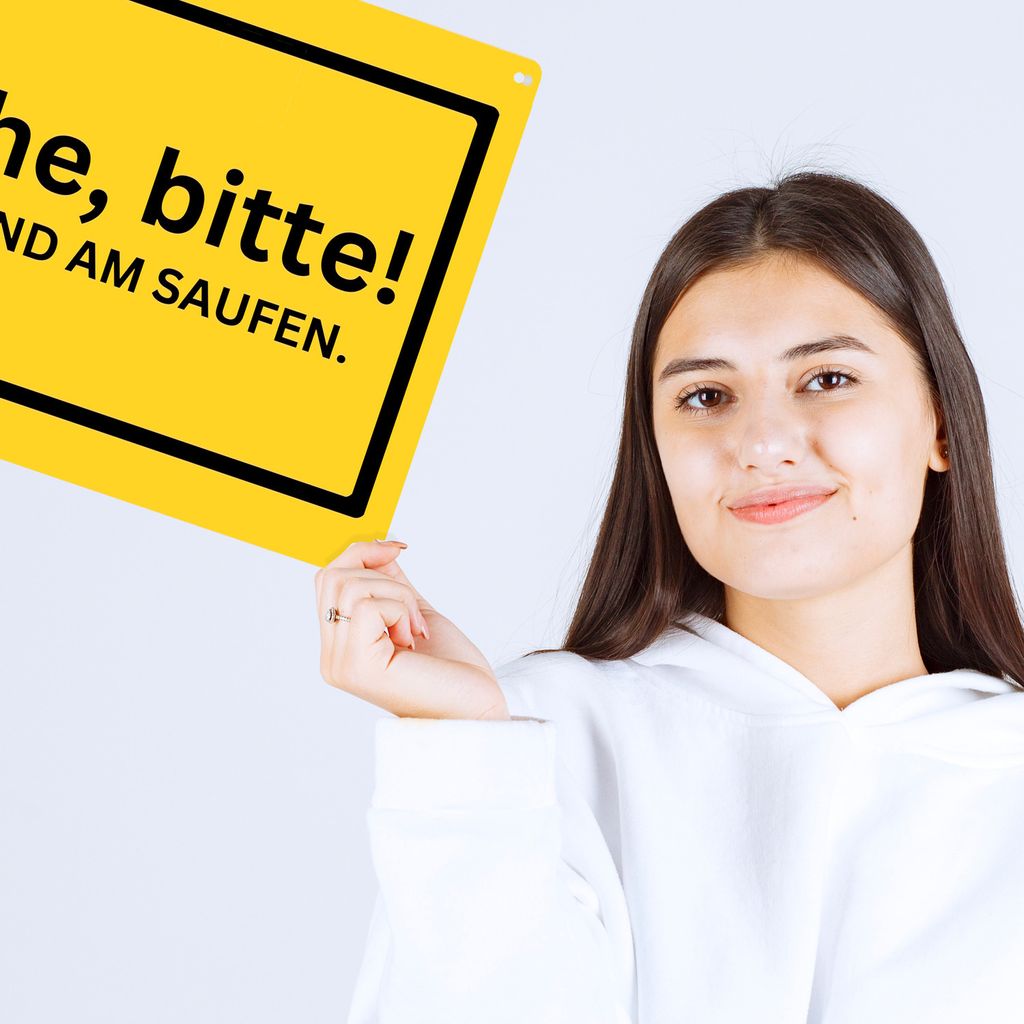 Ruhe bitte Metallschild XXL in 28x38 cm mit | Kaufland.de