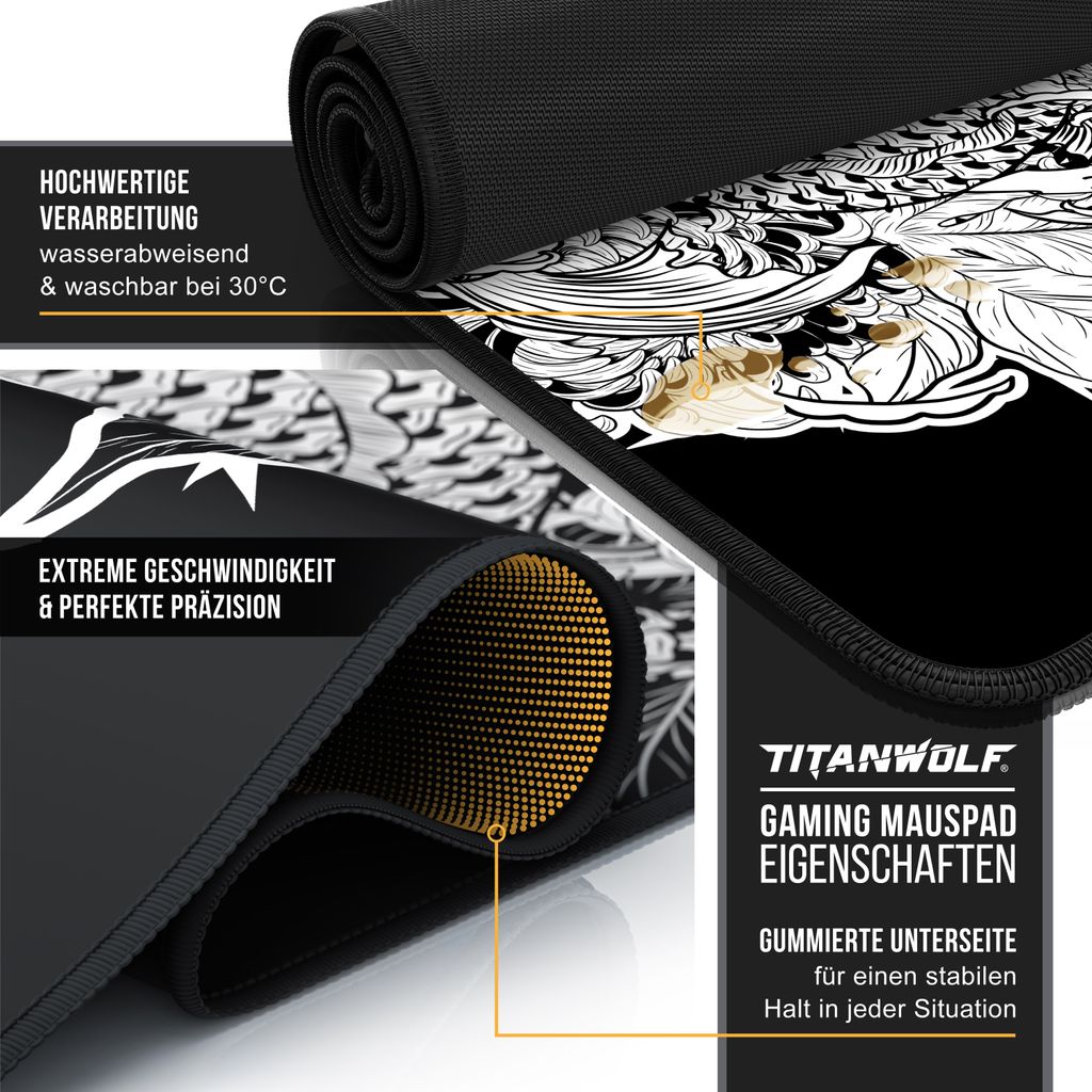 Titanwolf XXL Speed Gaming Mousepad Titanwolf | Kaufland.sk