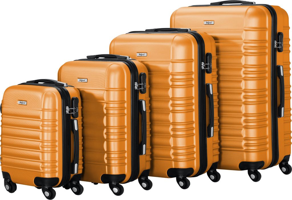 Zelsius Koffer Set 4 Stück, Orange, ABS | Kaufland.de