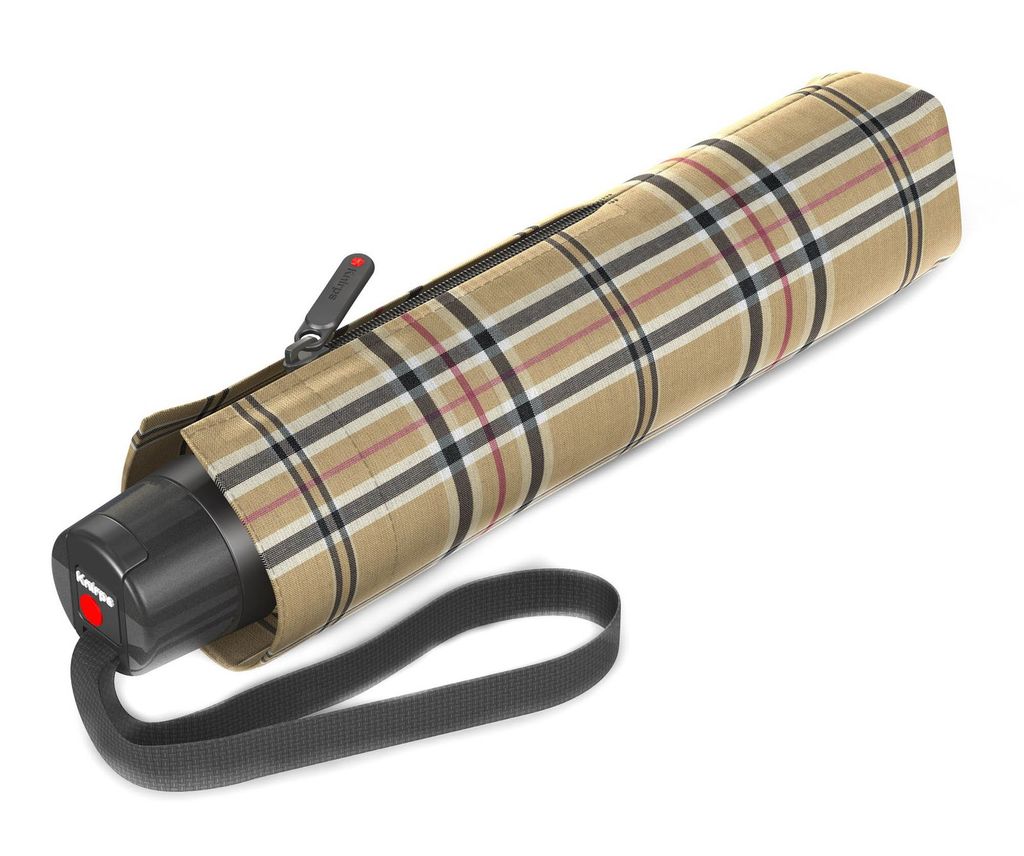 Knirps T.050 Medium Manual Check Beige | Kaufland.de