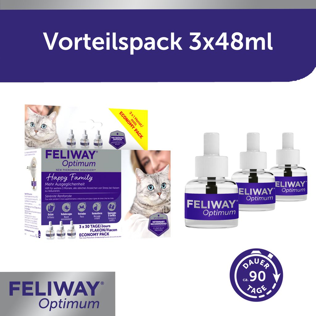 FELIWAY Optimum 3x48ml Vorteilspack Duftöl | Kaufland.de