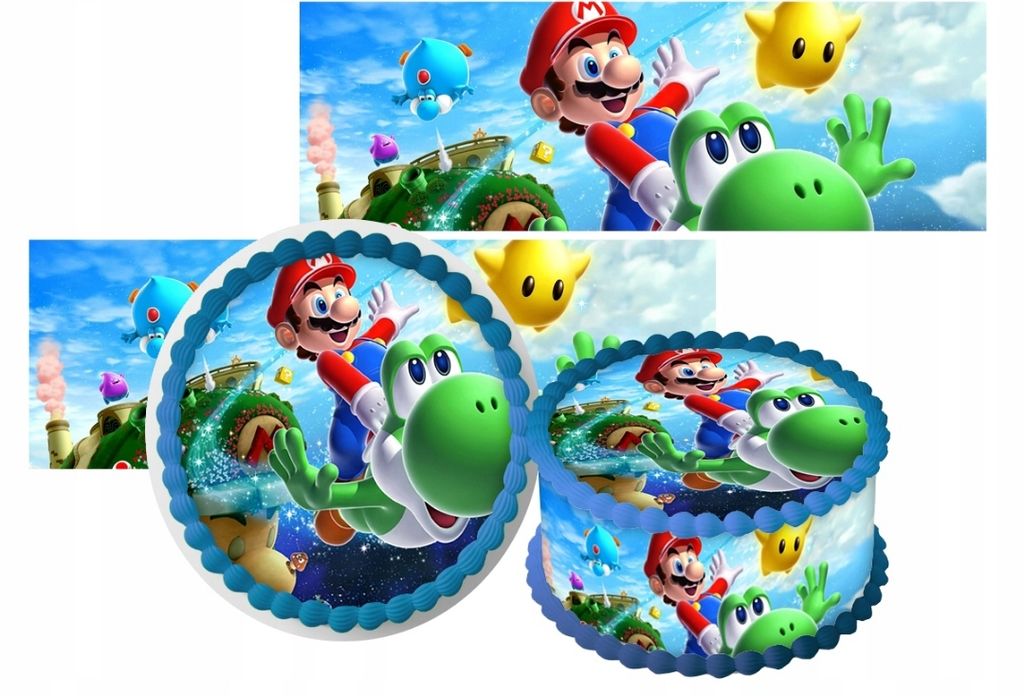 Essbar Super Mario Tortenaufleger Torte | Kaufland.de