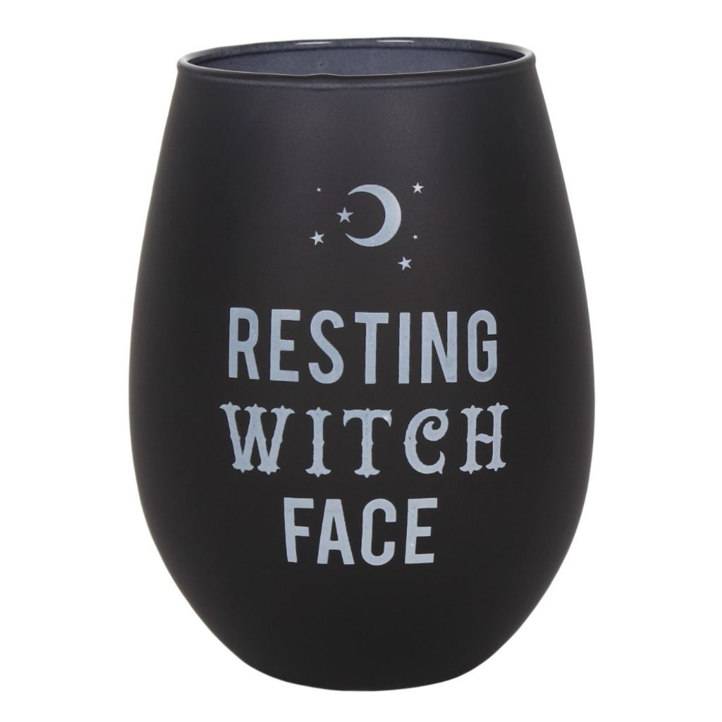 Weinglass mit Aufdruck "Resting Witch Face" - | Kaufland.de