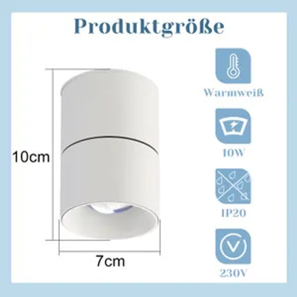 ZMH LED Deckenleuchte Deckenstrahler 1 | Kaufland.de