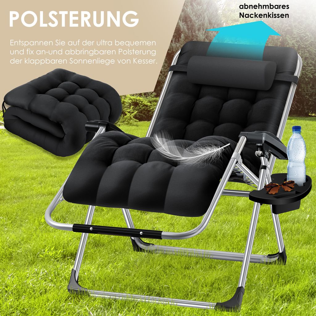 Liegestuhl Mit Getrankehalter