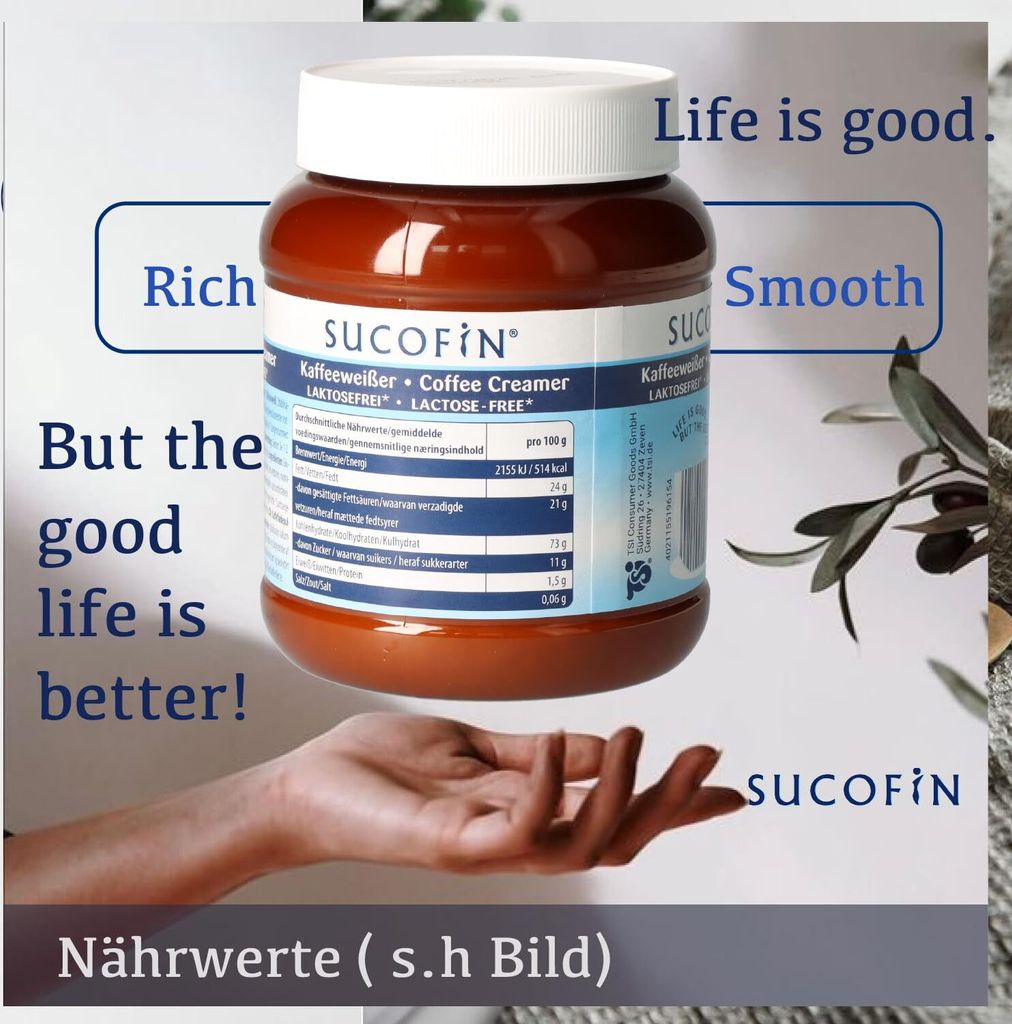 SUCOFIN Kaffeeweißer Laktosefrei 12 x 250g | Kaufland.de